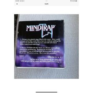 Games | Mindtrap Mind Trap Game 1991 Vintage Complete Great American ...